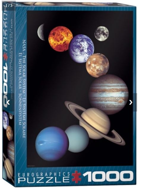 1000 Piece NASA Solar System Puzzle – Green Bank Observatory